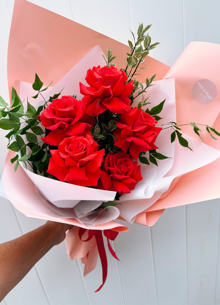 🌹🧡 Five roses – Pick A Posy